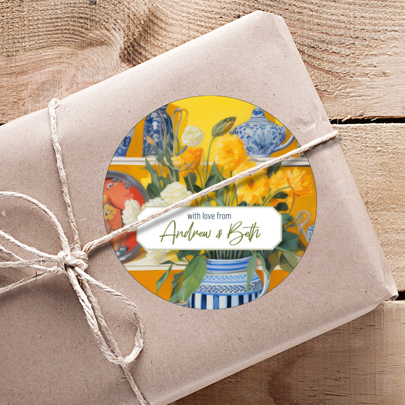 Blom Pot Gifting Stickers – To the Moon & Back Paper Studio