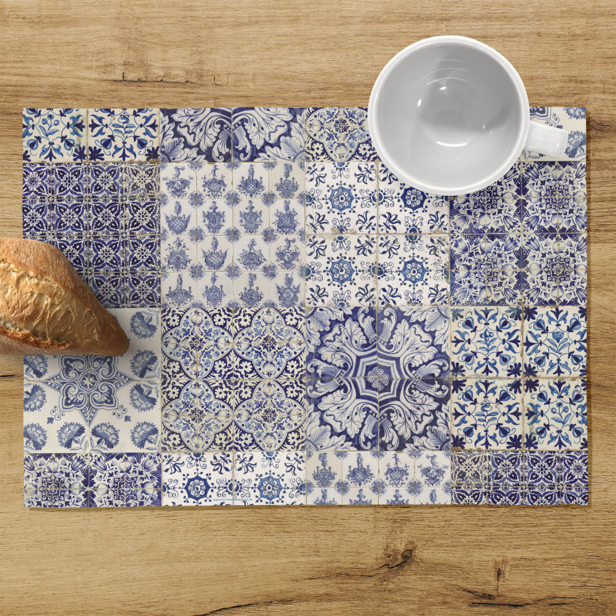 REUSABLE PLACEMATS [4] ~ Delft – To the Moon & Back Paper Studio